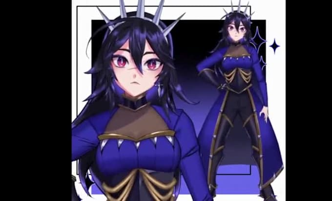 Custom vtuber live2d vtuber model anime vrtuber rigging commission ...