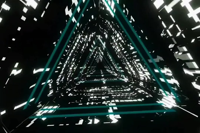 Do cool vj loop background stage, dj visuals visualizer logo, loop ...