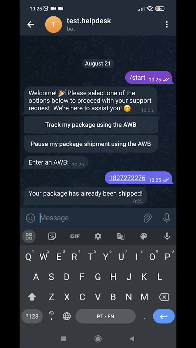 Create telegram bot, custom crypto bot, ai chatbot, trading, automation ...