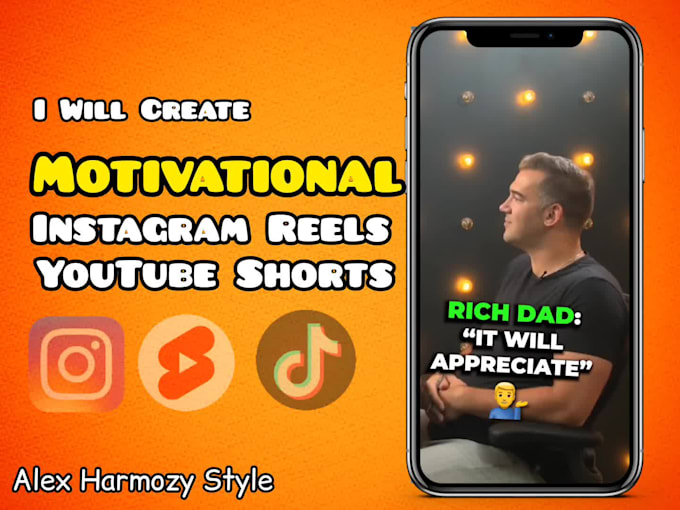 Create viral motivational instagram reels and youtube shorts by Saadat_hassan07 | Fiverr