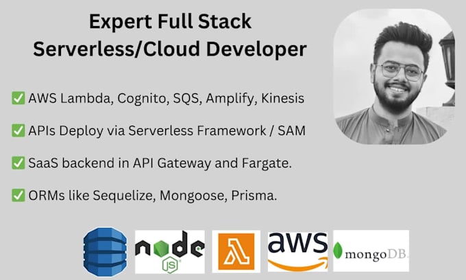Develop serverless apps using aws lambda nodejs by Dawood_node_dev | Fiverr