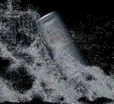 Futuristic particle smoke simulation fire simulation vfx compositing ...