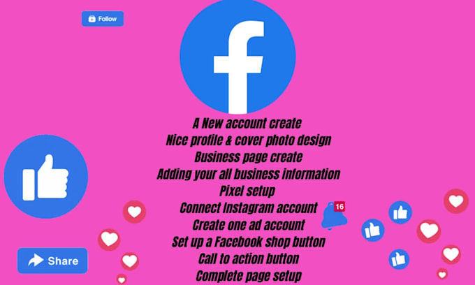 Create the best professional facebook bm and ads account by Faimashoshi ...