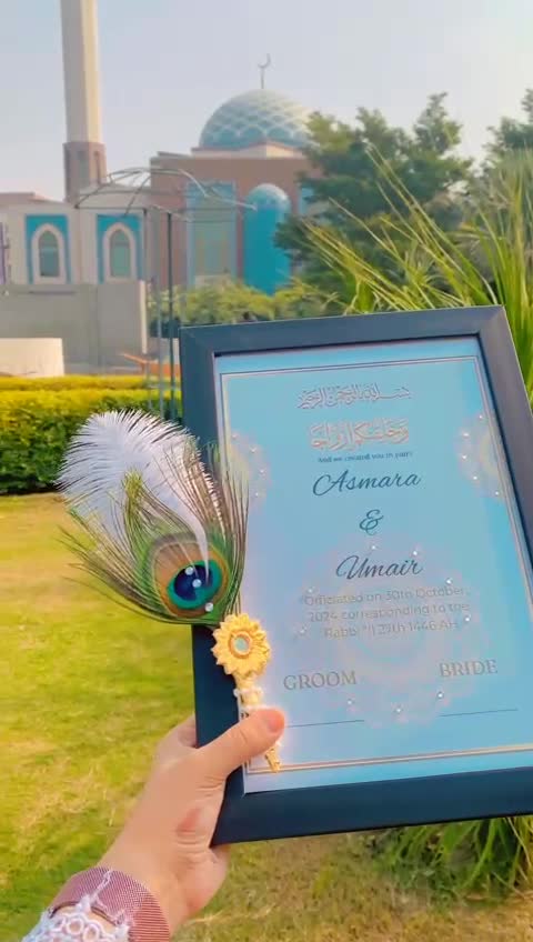 Create nikkah nama, marriage certificate by Alishba73 | Fiverr