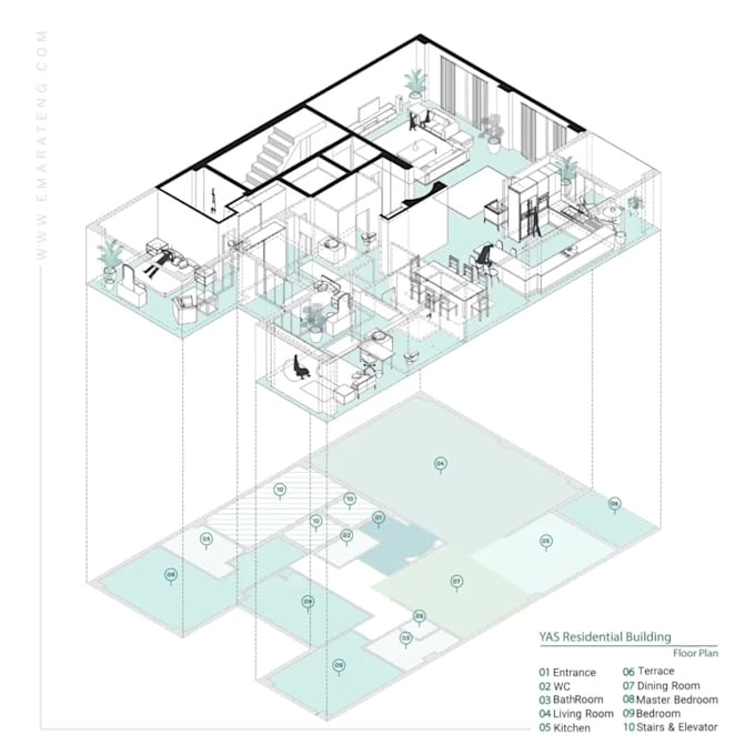 Design and present your architectural project both 2d and 3d by ...