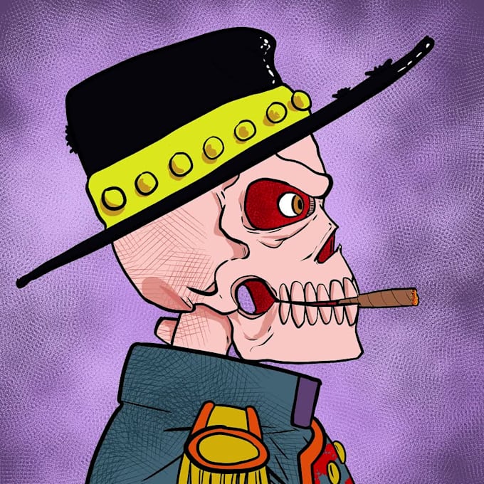 Design cute scary nft art collections and game avatar