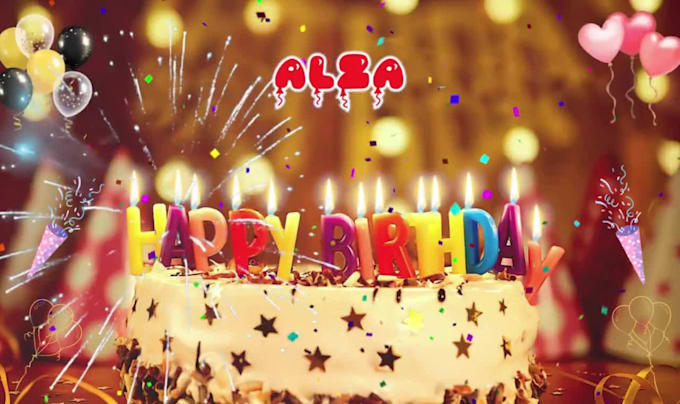 Create personalized happy birthday video by Expertsman76 | Fiverr
