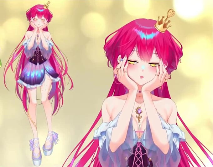 Draw and rig live2d vtuber anime model in high resolution by Ayorotmix ... Draw and rig live2d vtuber anime model in high resolution by Ayorotmix ...