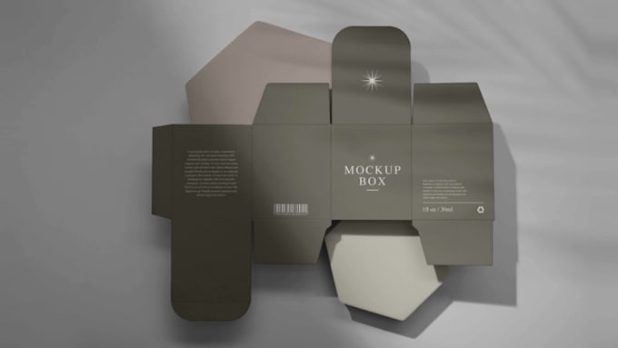 Do packaging box design, product box design by Salehbahri | Fiverr