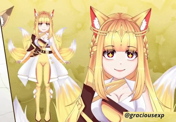 Draw and rig vtuber model, 2d vtuber rigging, live2d vtuber model, psd ...