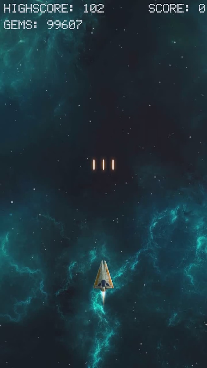 Make a space shooter game in unity by Hasnad | Fiverr