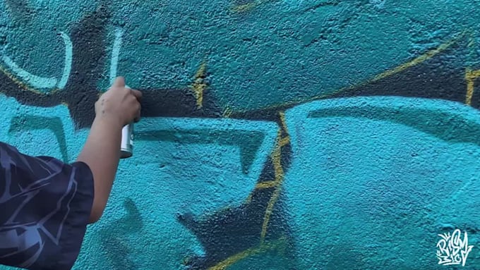 Paint real graffiti art on the street wall by Rism310 | Fiverr