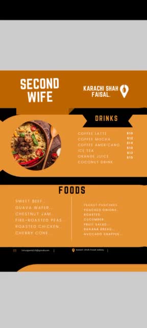 Design professional food menu, restaurant menu or price list by ...