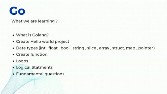 Make Golang For Beginners By Rohitjadhav0403 Fiverr