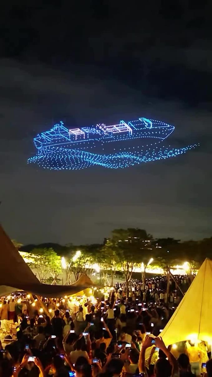 Create drone animation drone show vfx animation by Harry_tyan | Fiverr