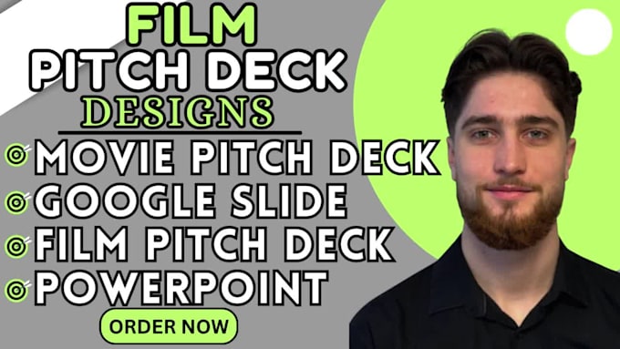 Design film pitch deck movie pitch deck on powerpoint google slide ...