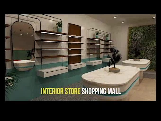 Design impressive retail store shop cafe in realistic render by Meer098 ...