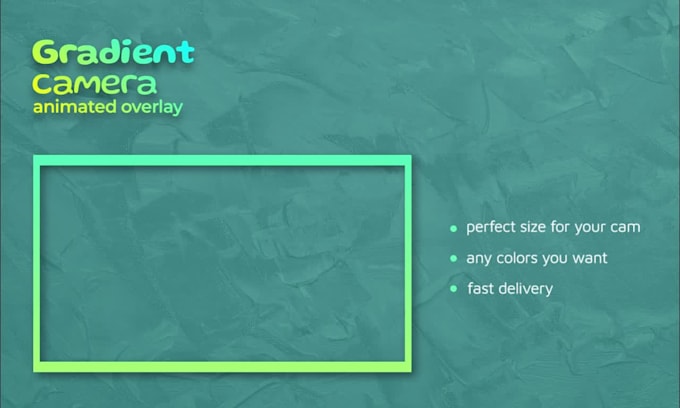 Create an animated camera border for your stream by Filip711s | Fiverr