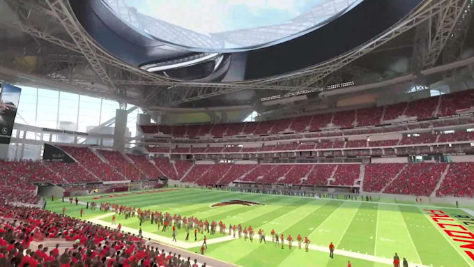 Do 3d stadium animation, 3d arena stadium, soccer stadium modeling, en ...