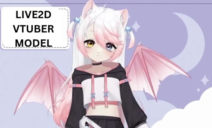 Design and pro rigging vtuber live2d model for vtube studio by Kvtube ...