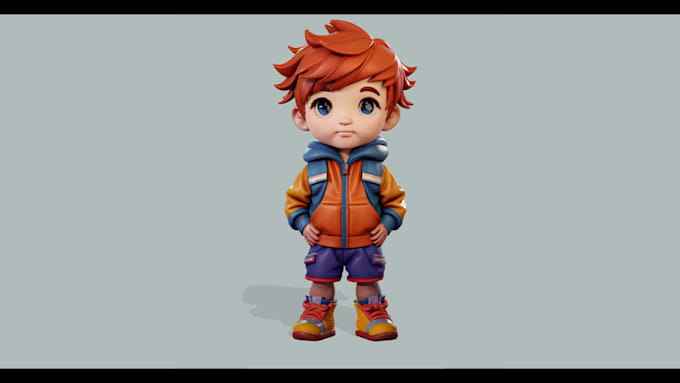 Create 3d cute characters, cartoon modeling for mascot by Sana_686 | Fiverr