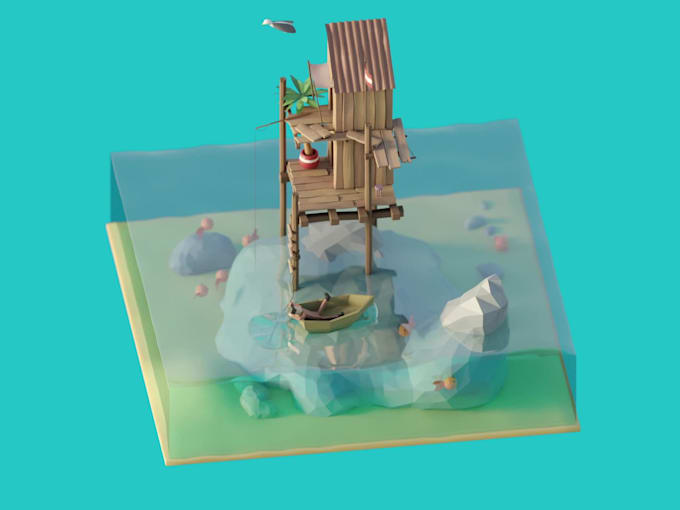 Make any isometric environment deisgn by Absome | Fiverr