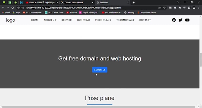 Design Html Css Bootstrap In Morden Web Site Design By Saifurrahman20 Fiverr