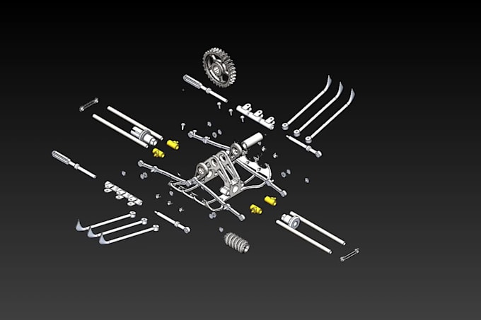 Make 3d mechanical parts and 2d engineering drawings using solidworks by Bhuiyan1613007 | Fiverr