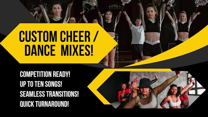 Create a custom cheer or dance mix with whatever songs you want ...