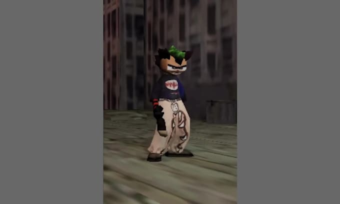 Do retro music animation psx y2k n64 style low poly model rig retro ...