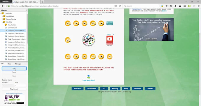 Make your imacros bot with js by Codeforfood | Fiverr