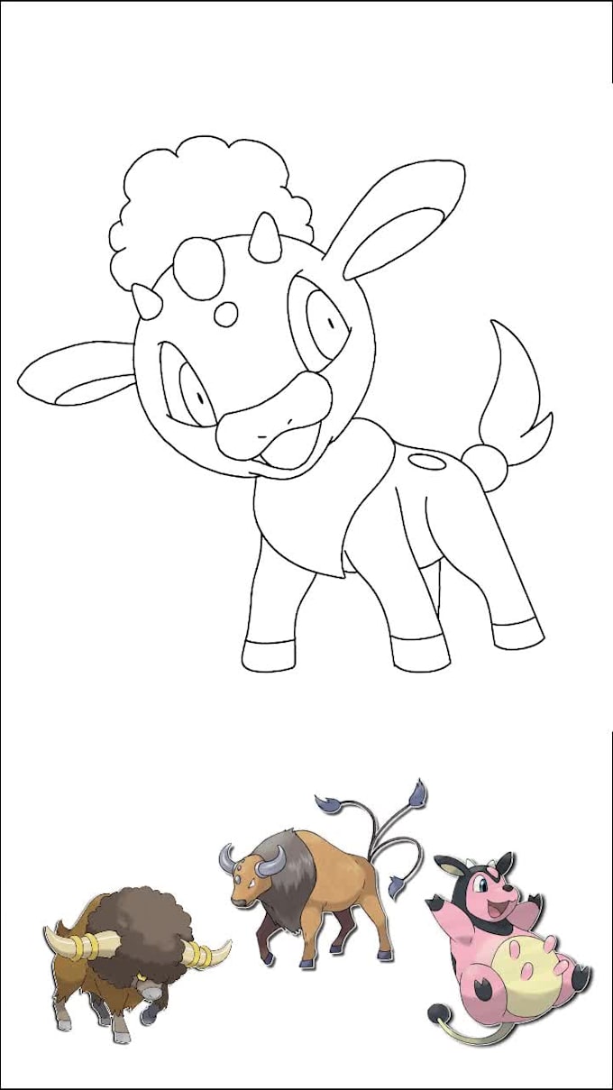 Draw your fakemon in the pokemon art style by Mercuryball1127 | Fiverr