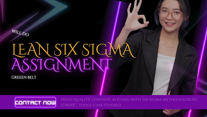 Do lean six sigma assignments with expert accuracy by Udaraa95 | Fiverr