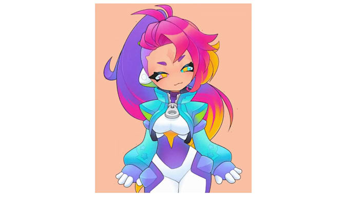 Design chibi vtuber, 2d vtuber model, live 2d model, 2d vtuber rigging ...