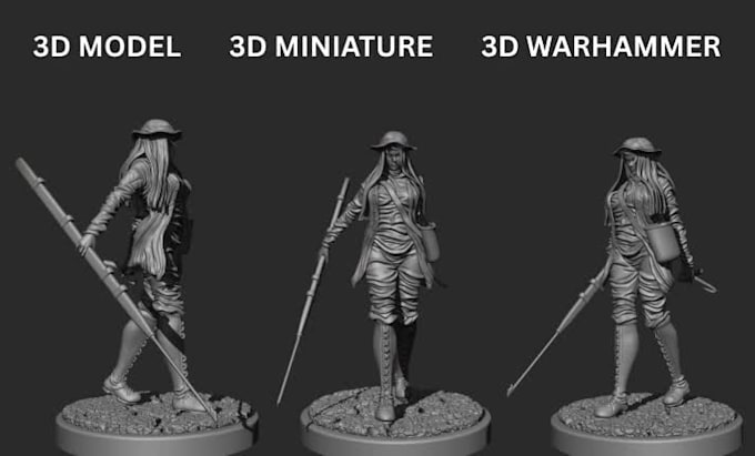 Sculpt 3d model 3d printing miniature 3d sculpting 3d miniature 3d ...