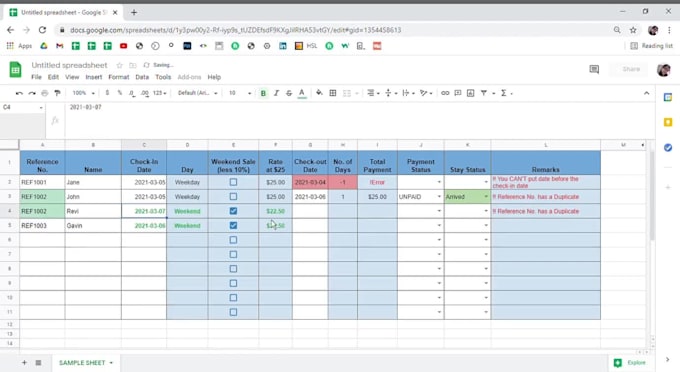 Create a user friendly spreadsheet by Piesanchez | Fiverr