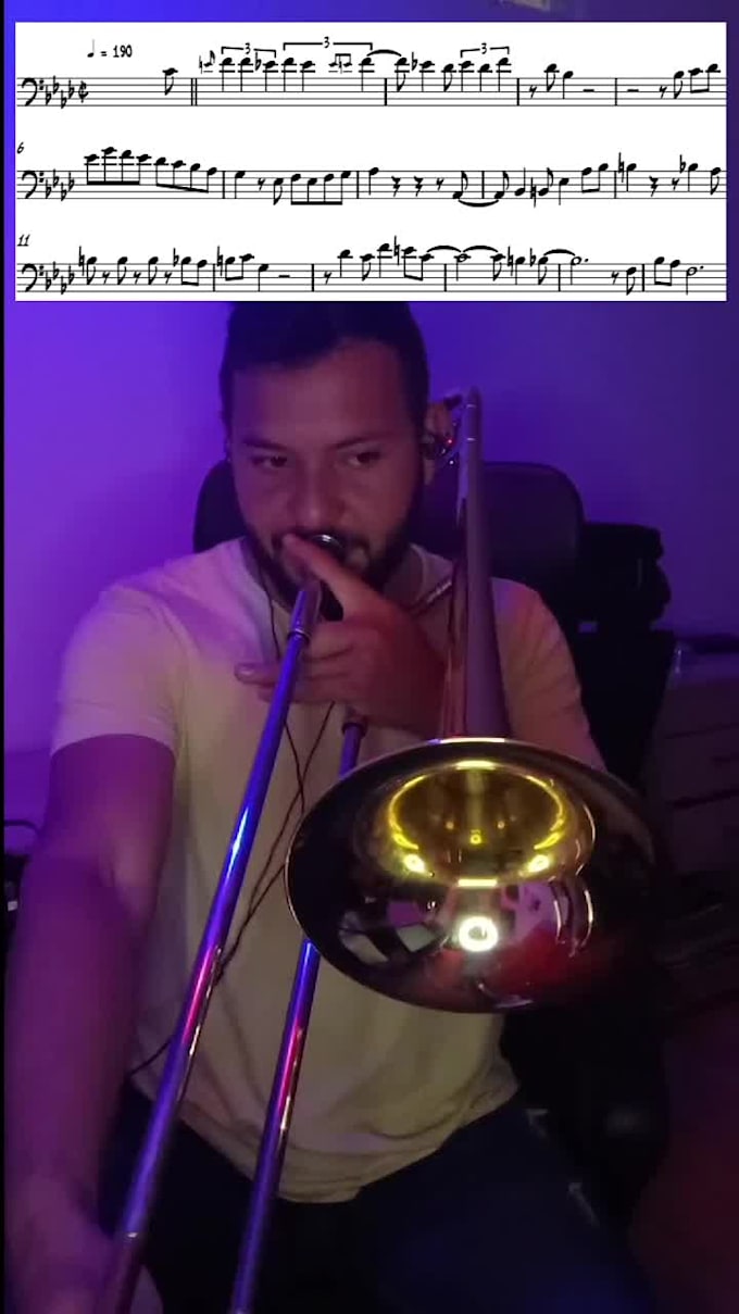 Musico trombonista, profesor de trombón, musico de grabación by Diegomonterotrb | Fiverr