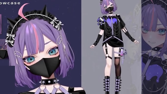 Draw and rig 2d vtuber model, anime vtuber, 2d animation, vtuber model ...