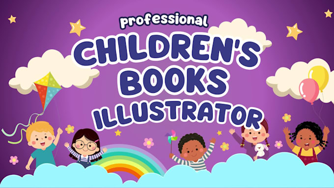 Illustrate children story book illustration with magical and colorful ...