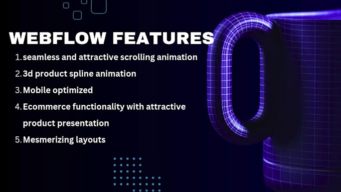 Develop 3d webflow website animation 3d webflow spline and scrolling animation by Webflow_dany ...