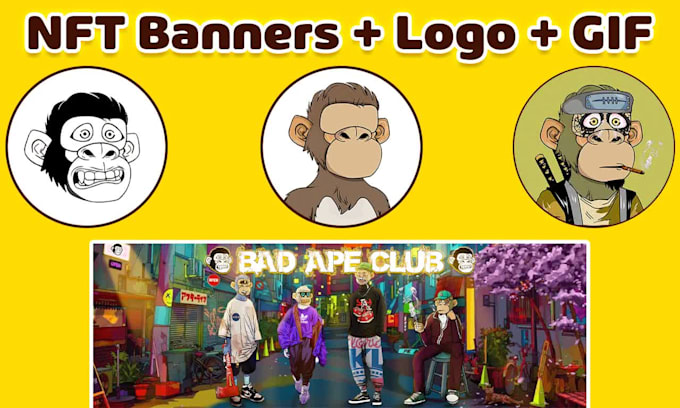 Design attractive nft banner for twitter or discord and opensea by ...