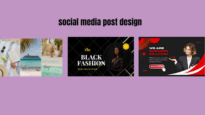 Create any professional design for social media post using canva by ...