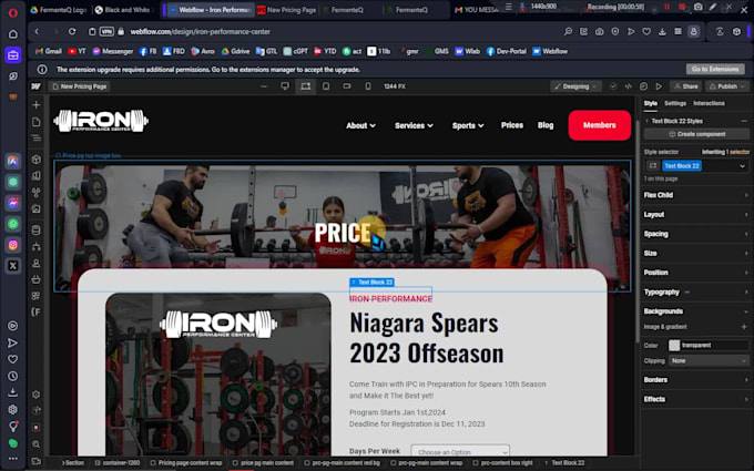 Make webflow website, figma to webflow , webflow designer, developer with ui ux by Sd_hasmi_shb ...