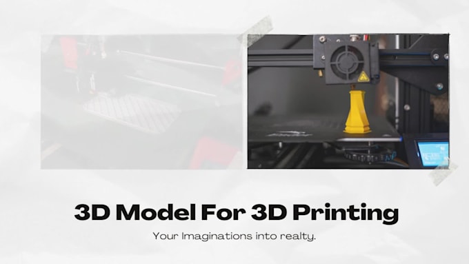 Design 2d and 3d models for 3d printing using solidworks by Noman_aziz3 | Fiverr
