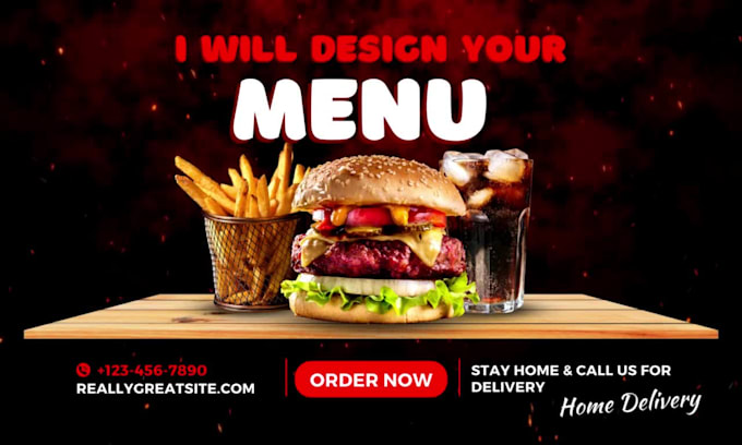 Create professional menu designs by Hammadch621 | Fiverr
