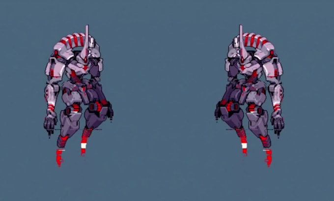 Dessiner une feuille de sprite 2d art pixel jeu pixel animation pixel rétro pixel art pixel nsfw