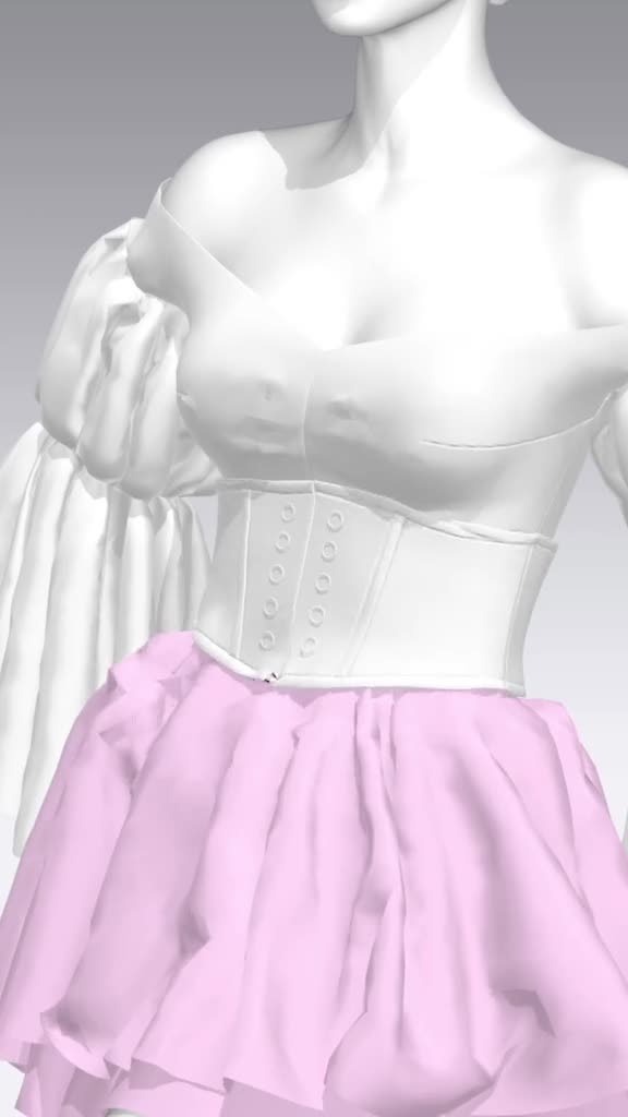 Do 3d clothing mockup animation, realistic 3d clothes in clo3d,3d ...