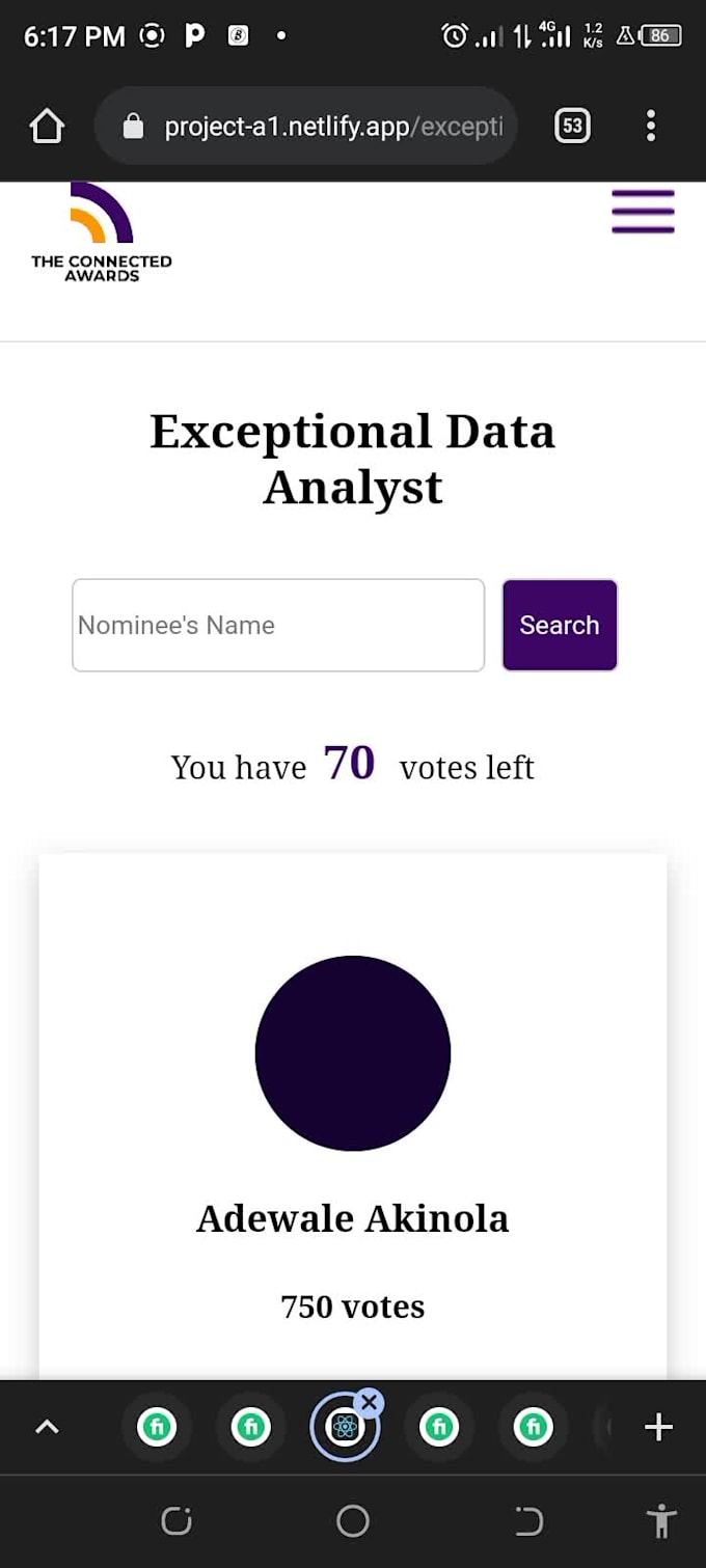 Create a single page responsive website with html css and js by ...