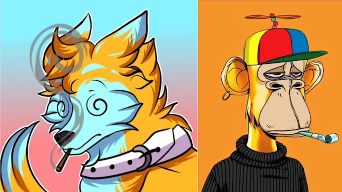 Design custom nft art, nft design,nft collection by Designer_ravi15 ...