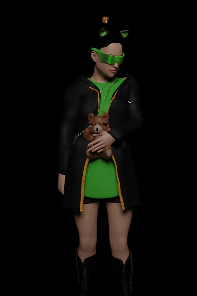 Rig avatar, 3d character or anime model for vrchat or vtuber by ...